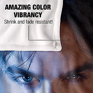 Vampire Diaries Damon Eyes Silky Touch Super Soft Throw Blanket 36" x 58",Damon Eyes