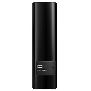 WD Western Digital SH2000GB5YR Easystore 10TB External USB 3.0 Hard Drive Bundle with 32GB Easystore USB Flash Drive, Black