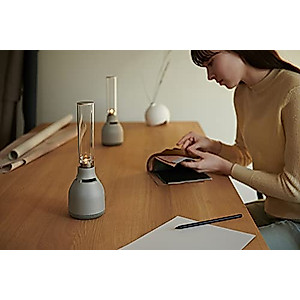 Sony LSPX-S3 Glass Sound 360 Degrees All Directional Speaker with Candle-Like LED Illumination, 8 Hour Battery, and Bluetooth