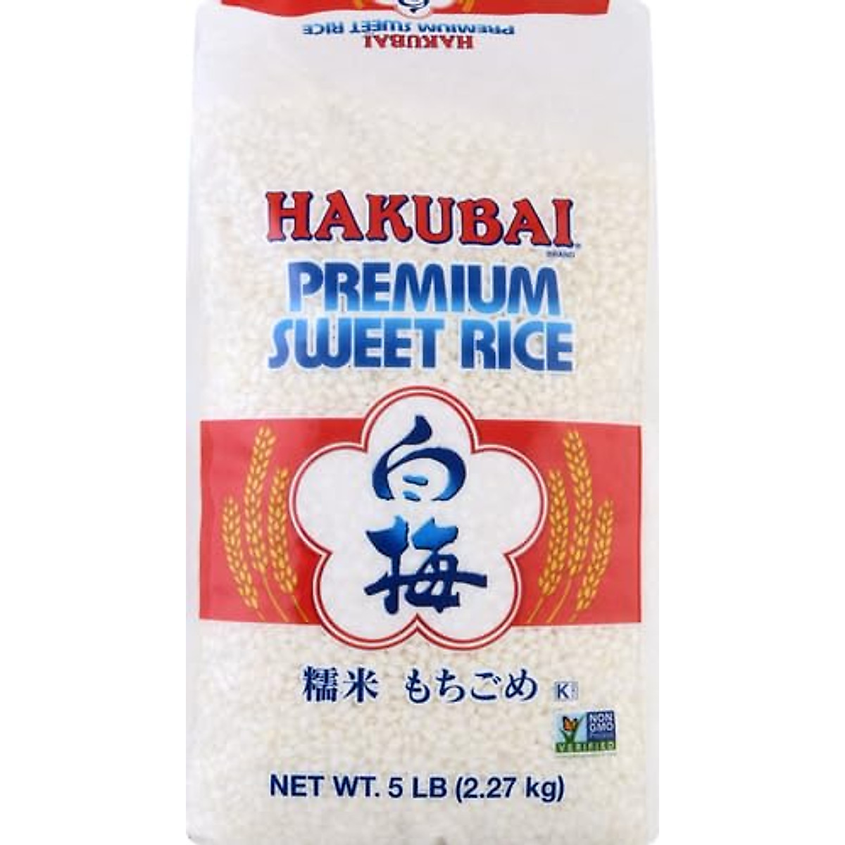 Hakubai Sweet Rice, 5-Pound