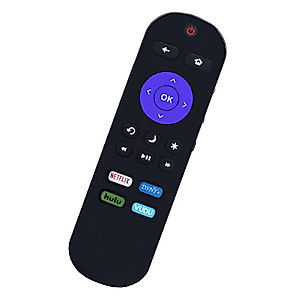Universal Remote for ONN Roku TV Remote, Compatible with All ONN Roku TVs 4K UHD LCD Smart HDTV with Netflix Disney Hulu Vudu App Keys