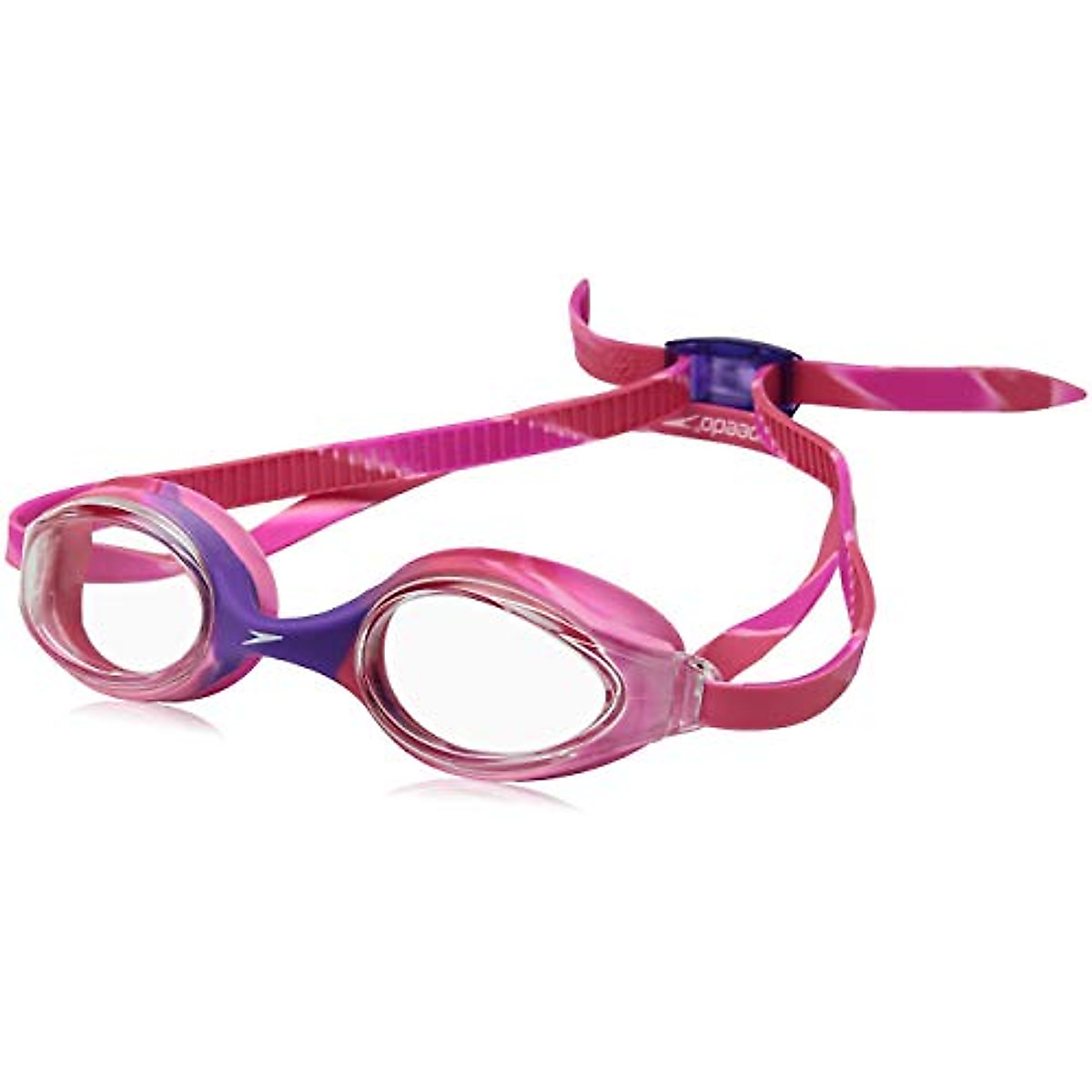 Speedo Unisex-child Swim Goggles Junior Hyper Flyer Ages 6-14, Pop Purple