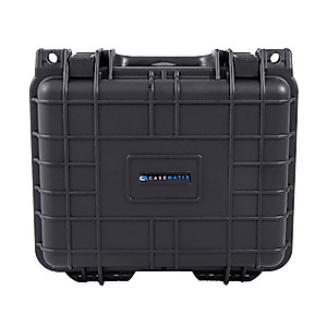 CASEMATIX 11 inch Waterproof Airtight Marine Fishfinder Case Compatible with Garmin Striker 4 Gps Fish Finder, Plus 4cv and Other Water Fishing Boating Devices with Accessories - includes Case Only