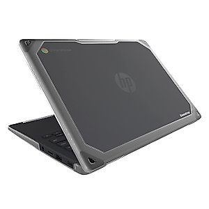 Gumdrop BumpTech Protective Laptop Case Fits HP Chromebook 11 G8/G9 EE (Clamshell). Designed for Kids, K-12 Students, Teachers, and Classrooms – Scratch and Bump Protection – Black