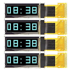 Display Screen, 15 Pin Energy Saving SPI Interface Self Illumination Display Screen Module for DIY(Blue)