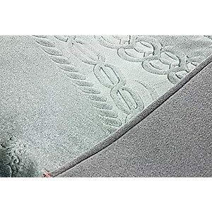 Luxury Silky Velvet Muslim Prayer Rug | Janamaz | Sajadah | Soft Islamic Prayer Rug | Islamic Ramadan Eid Gifts | Prayer Carpet Mat, Blue