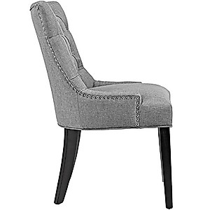 America Luxury - Chairs Modern Contemporary Urban Design Kitchen Room Dining Chair, Grey Gray, Fabric