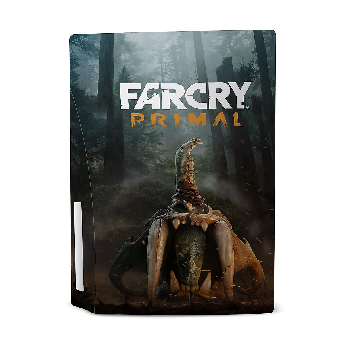 Head Case Designs Officially Licensed Far Cry Skull II Primal Key Art Vinyl Faceplate Sticker Gaming Skin Decal Cover Compatible With Sony PlayStation 5 PS5 Disc Edition Console & DualSense Controller