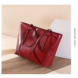 2022 White luxury Women Fashion Handbags Wallet Tote Bag Shoulder Bag Top Handle Satchel Purse Set (31cm*11cm*21cm, White)