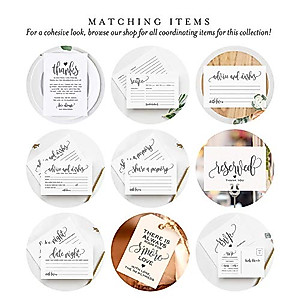 Bliss Collections Mad Libs Advice and Wishes Cards for the New Mr and Mrs, Bride and Groom, Newlyweds, Perfect Addition to Your Wedding Reception Decorations or Bridal Shower, Pack of 50 4x6 Cards