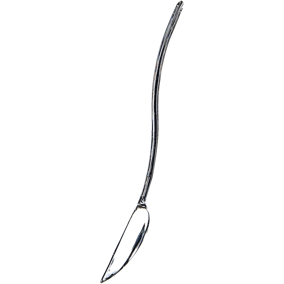 Carlisle FoodService Products Plastic Solid Spoon, 9 Inches, Clear