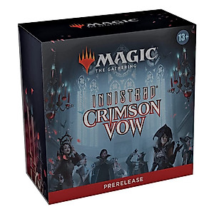 Card Game Magic: The Gathering Prerelease Kit: MTG Innistrad Crimson Vow - 6 Packs, Promos, Dice
