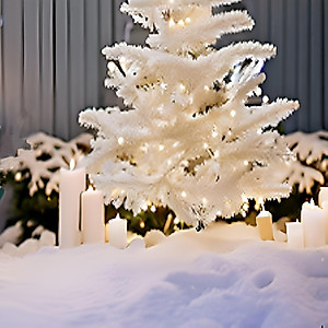 LUCKY SHINE 150 LED Cool White Christmas Lights, UL 50 FT White Wire Decorative Lighting String, for Indoor and Outdoor Party, Garden, Patio.