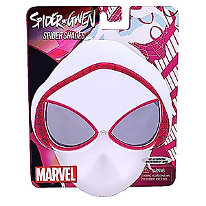 Sun-Staches Costume Sunglasses 18 months to 1200 months Spider-Gwen Party Favors UV400 Multi-colored, 8"