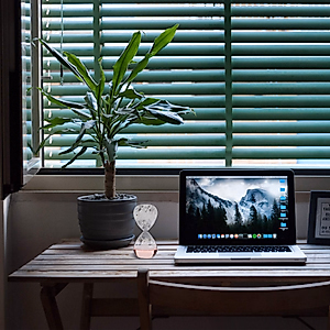 YARNOW Bubble Singing Hourglass Timer Dream Foam Crystal Hourglass Creative Glass Liquid Motion Timer Hourglass Birthday Gifts Table Decoration (Pink)