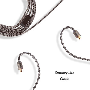 Campfire Audio Dorado 2020 in Ear Monitors | Audiophile Earphones | Hybrid Balanced Armature and Dynamic Driver IEM | Detachable Smoky Litz MMCX Headphone Cable