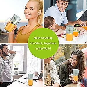 Personal Blender for Shakes and Smoothies, Portable Blender USB Rechargeable, Mixer One-handheld Drinking BPA-Free, Portable mini Blender