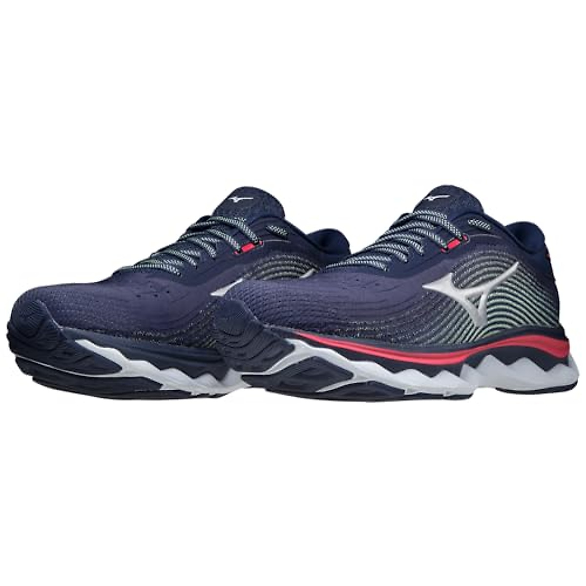 Mizuno Women's Wave Sky 5 Running Shoe, Peacoat, 9.5