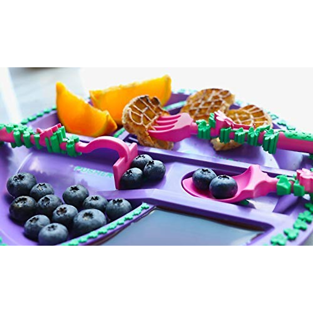 Constructive Eating - Toddler Utensils Made in USA - Garden Silverware for Toddlers - Garden Utensils for Kids - Toddler Utensils 2 Year Old - Toddler Silverware - Constructive Eats