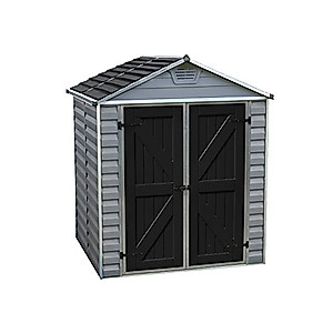 Palram - Canopia SkyLight 6' x 5' Storage Shed - Gray