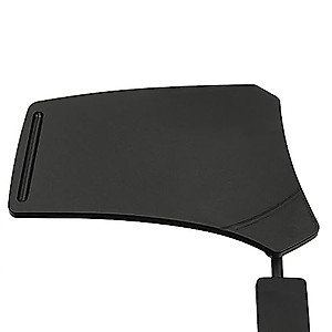 YIYIONCE 2 Pack Tablet Arm Chair, Office Guest Chairs & Reception Chairs with Wheels Foldable & Stackable Meeting Chair Black Mesh Bouncing Back Chair for Office Meetings & Reception| US Stock