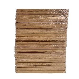 (Set of 24) 8"X6" Bulk Wholesale Plain Blank Bamboo Cutting Boards for Customized, Personalized Engraving, Promotional Products.