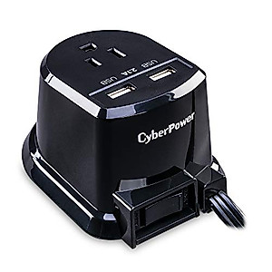 CyberPower CSP105U Professional Dual USB Power Station,Black