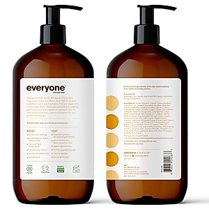 Everyone Nourishing Hand and Body Lotion, 32 Ounce (Pack of 2), Coconut and Lemon, Plant-Based Lotion with Pure Essential Oils, Coconut Oil, Aloe Vera and Vitamin E