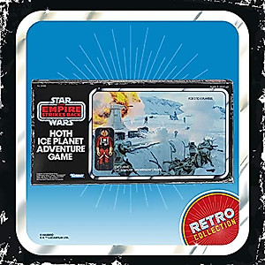 Hasbro Gaming Star Wars The Empire Strikes Back Hoth Ice Planet Adventure Board Game; Based on The 1980 Board Game; Exclusive Luke Skywalker (Snowspeeder) Figure