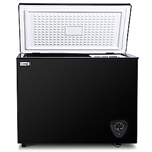 Deep Freezer 7.0 Cu Ft Chest Freezer With Adjustable Thermostat And Removable Storage Basket Small Freezer For Home Kitchen Office Bar WANAI