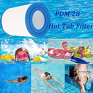 Toolyuan PDM28 Hot Tub Filter for Aquarest Dream Maker 461273 PDM28 FC9944 FC-9944 Spa Filter Cartridges - 2 Pack