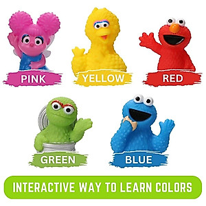 Sesame Street 10 Piece Finger Puppet Set - Party Favors, Educational, Bath Toys, Floating Pool Toys, Beach Toys, Finger Toys, Playtime