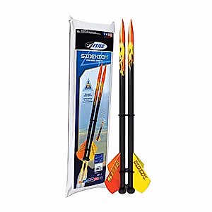 Estes 7287 Sidekick Flying Model Rocket Kit 7287 | Advanced Level Build | Soars up to 700'