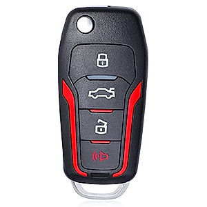 Keymall keyless Entry Replacement Car Key Fob Remote Transmitter 4D63 for Ford, Lincoln, Mercury CWTWB1U345