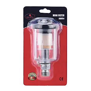 AEROPRO Tools Water Oil Separator for Pneumatic Spray Gun Air Tools Air Line 1/4 inch NPT Inlet and Outlet (1)