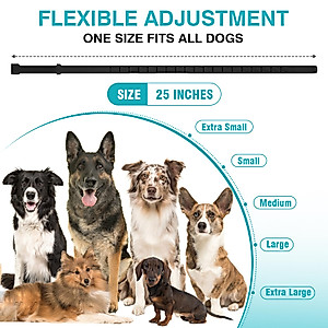 Calming Collar for Dogs 6 Packs Dog Pheromone Collars Relief Anxiety Stress Separation and Bad Behavior Pheromones Calm Lasts 60 Days 25 Inches Size Adjustable Waterproof Fit Small Large Medium Breed