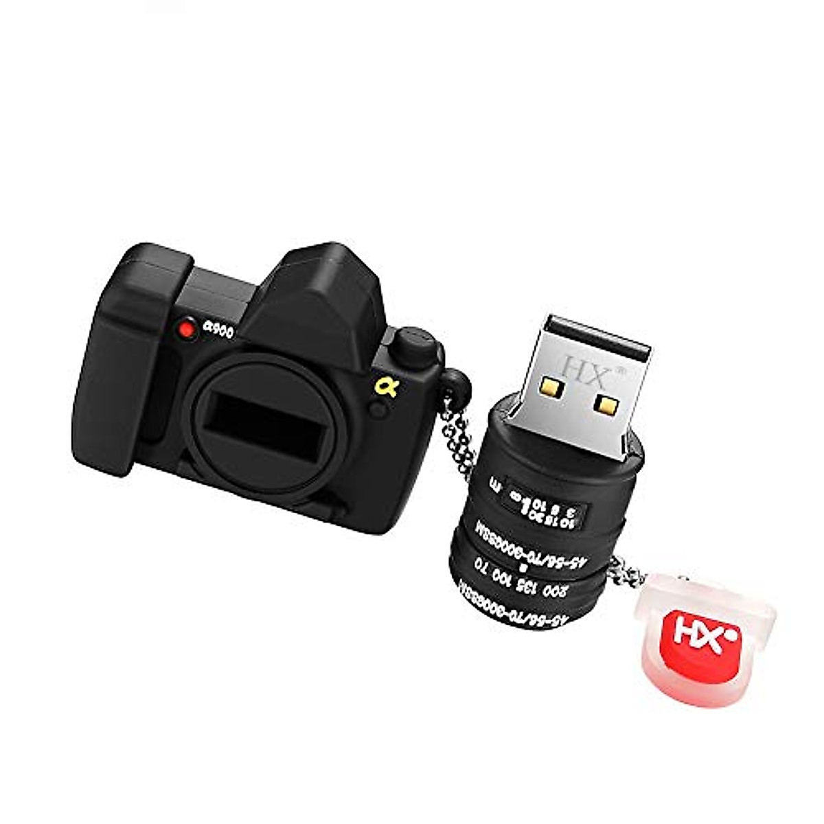 USB Flash Drive, 8GB / 16GB / 32GB / 64GB Silicone USB 2.0 USB Memory Stick Data Storage Pendrive Thumb Drives (64GB, Cute Camera)