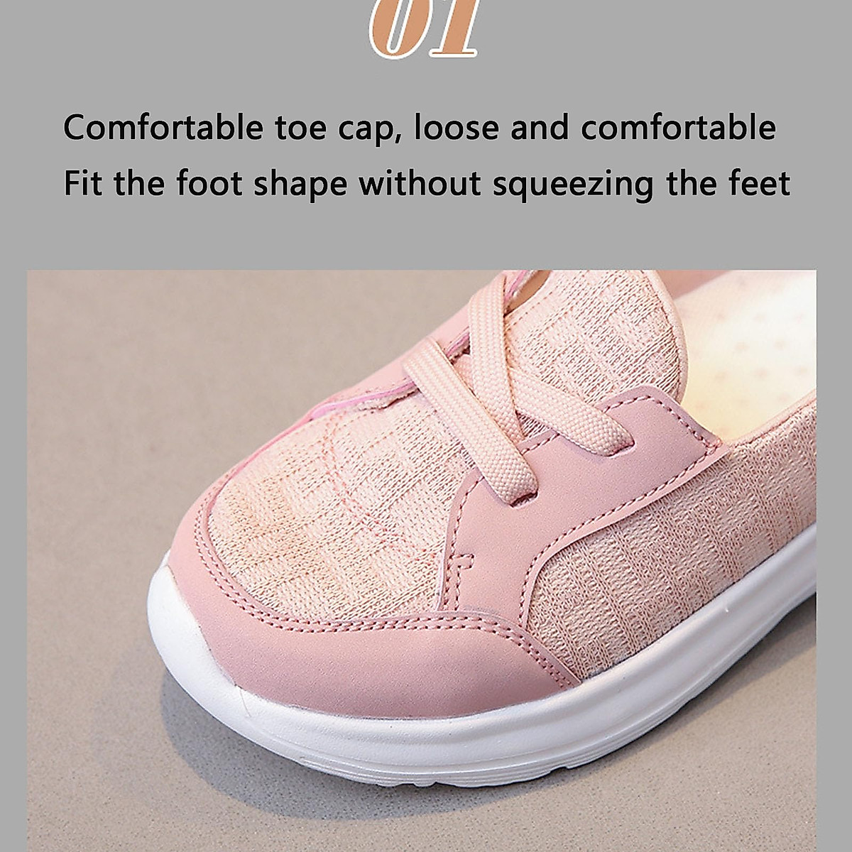 Zlimpty Kotsas Orthopedic Shoes for Women, Breathable Slip on Arch Support Non-Slip Shoes, Walk Clouds Orthopedic Shoes (B Black,9)