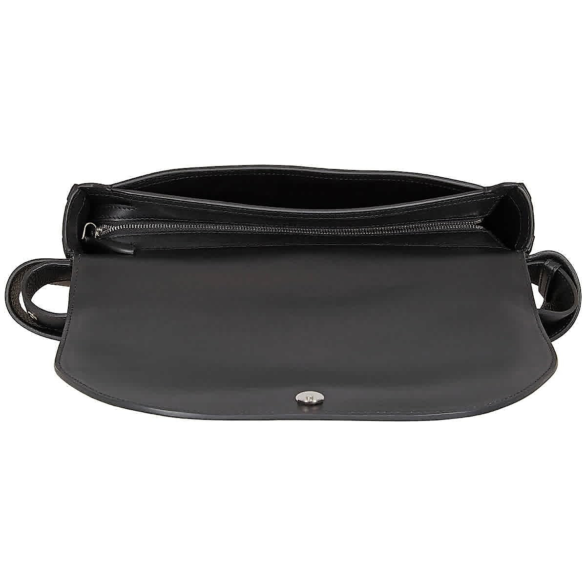 Burberry Men's Black Leather Large Olympia Bum Bag