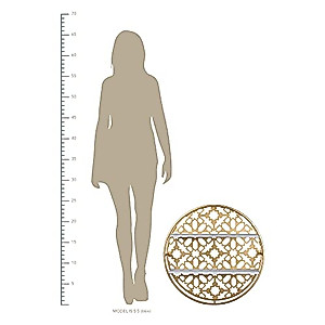 Stratton Home Decor S42574 Utility, 24.00 X 5.00 X 24.00, Gold