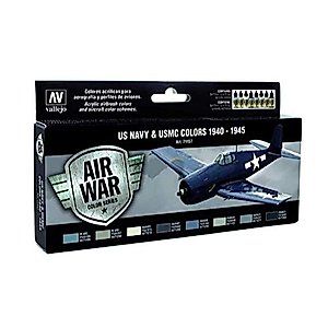Vallejo WWII USN Aircraft Model Air Paint, 17ml