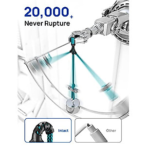 Micro USB Charger Cable, JSAUX (3-Pack 3.3ft+6.6ft+10ft) Android Charger Micro USB to USB A Nylon Braided Cord Compatible with Samsung Galaxy S6 S7 Edge Note 5, Kindle and More-Green