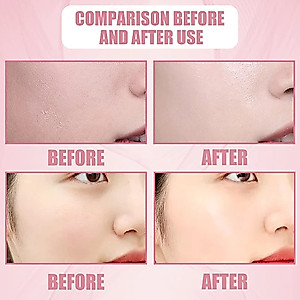 CREAMOON 2 Pcs Pore Base Gel Cream, Invisible Pores Misty Makeup Concealer Cream Moisturizing Makeup primer Moisturizing and Hydrating Create Natural Makeup