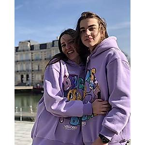 SPACELINE Novelty Hoodies Drug R Bad Men's Fashion Pullover Sweatshirt Hip Hop Streetwear Casual Hoodie Anime Design