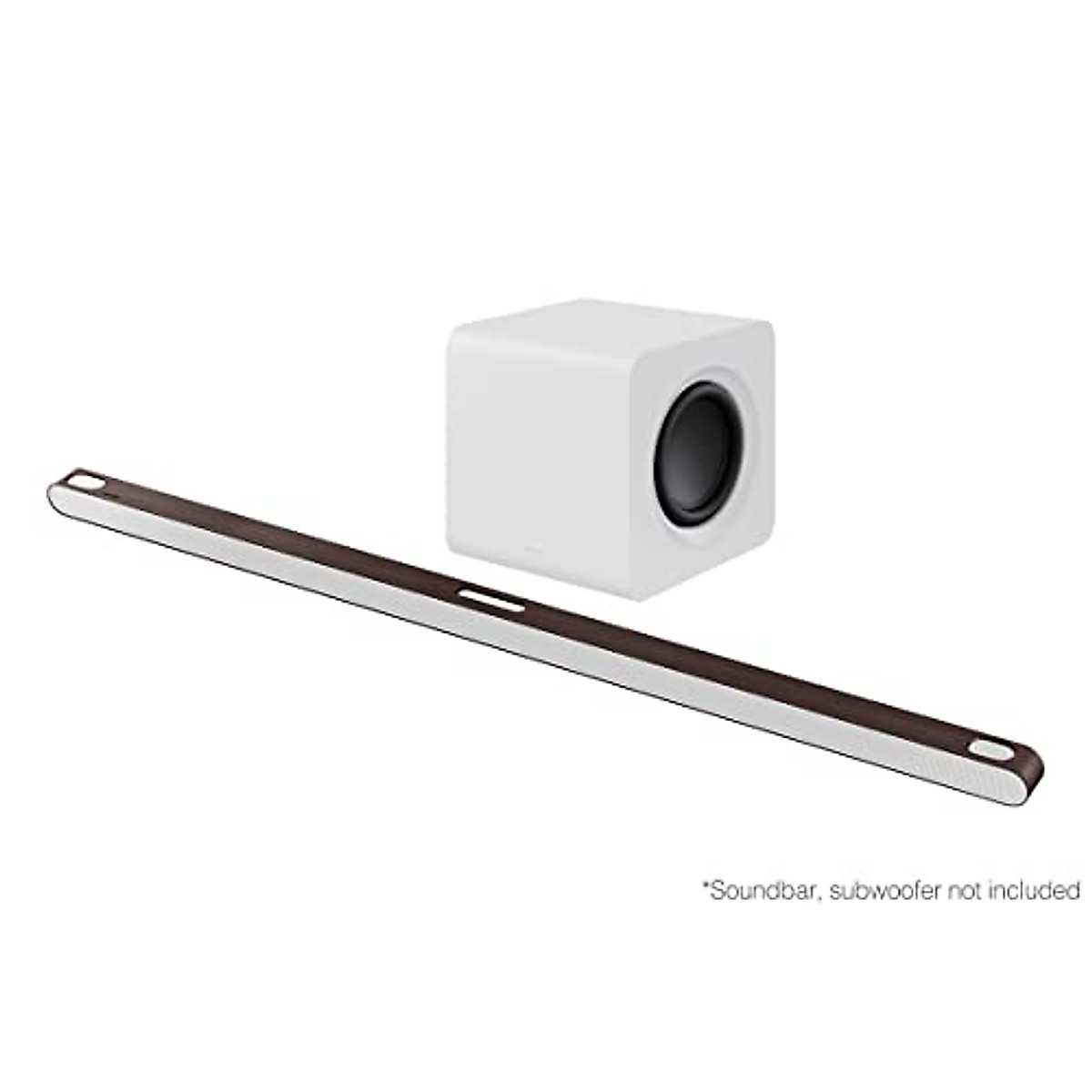 SAMSUNG Ultra Slim Soundbar Bezel, Accessory for S800B and S801B Sound Bars, Customizable to Match The Frame TV Bezels, 2022, VG-SCFBS8TK/ZA, Teak (Renewed)