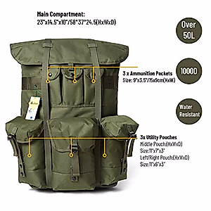MT Military Alice Pack Army Survival Combat ALICE Rucksack Backpack