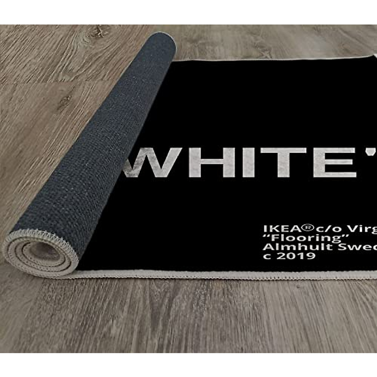 Keep Off, Popular Rug, Home Decor Rug, Themed Rug, Office Carpeting, Black and White Rug e721 (3.2x4.6 feet - 100x140 cm)