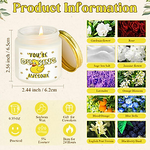 MTLEE 10 Pcs You are Ducking Awesome Candles Thank You Scented Candles 3.5 oz Inspirational Jar Candles Appreciation Gift for Duck Lovers Women Teacher Coworker Employee Nurse,10 Fragrance