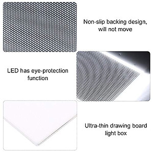 Tracing Light Box, Artcraft LED Trace Light Pad Tracing LED Copy Board A6 LED Light Tablet Tracing Flip Book Kit with USB Cable for Painting for Calligraphy