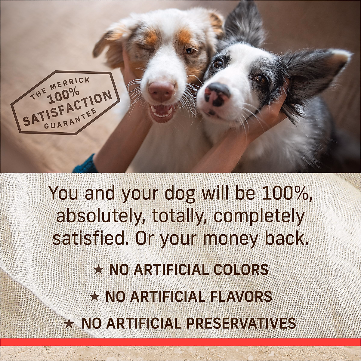 Merrick Healthy Grains Premium Adult Dry Dog Food, Wholesome And Natural Kibble With Beef And Brown Rice - 4.0 lb. Bag